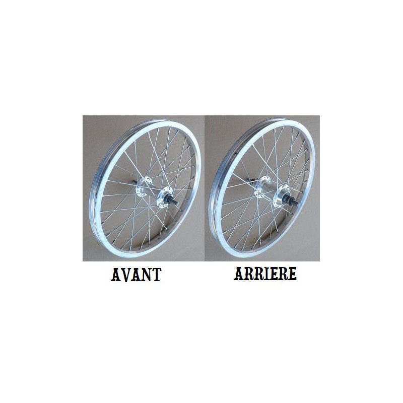 Roue 16" ALU MOYEU ACIER AXE PLEIN - CPA - L'expert au services des pros